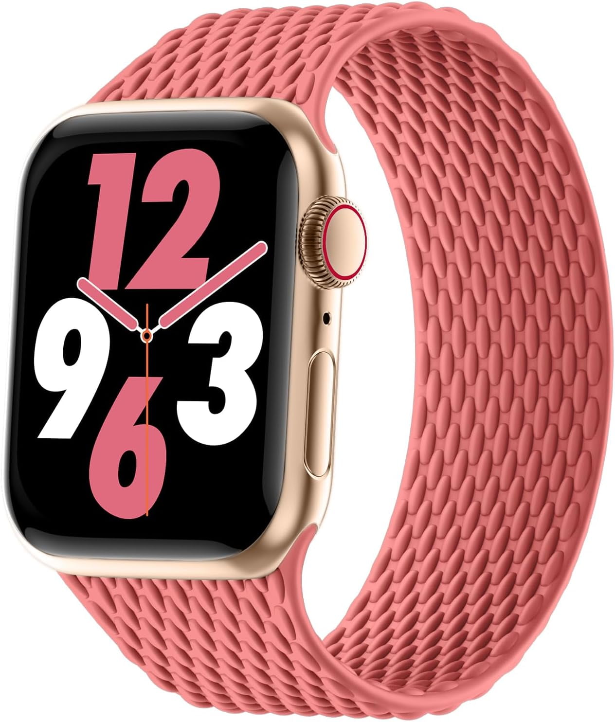 EIKODO-Silicone Braided Solo Loop Compatible with Apple Watch Band 38mm ...
