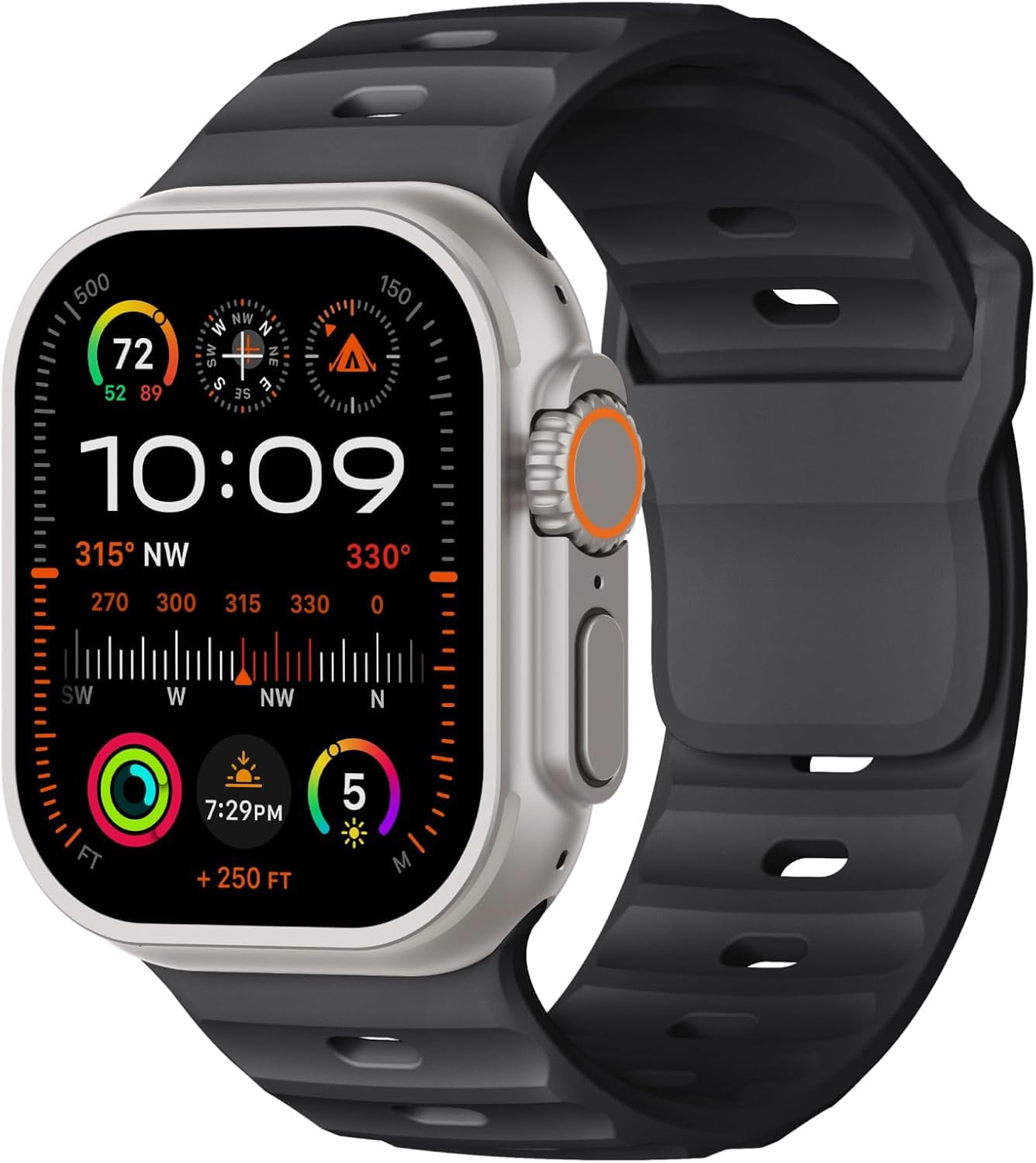 EIKODO-Sport Bands 6-Pack Compatible with Apple Watch Ultra 2 Band 49mm ...