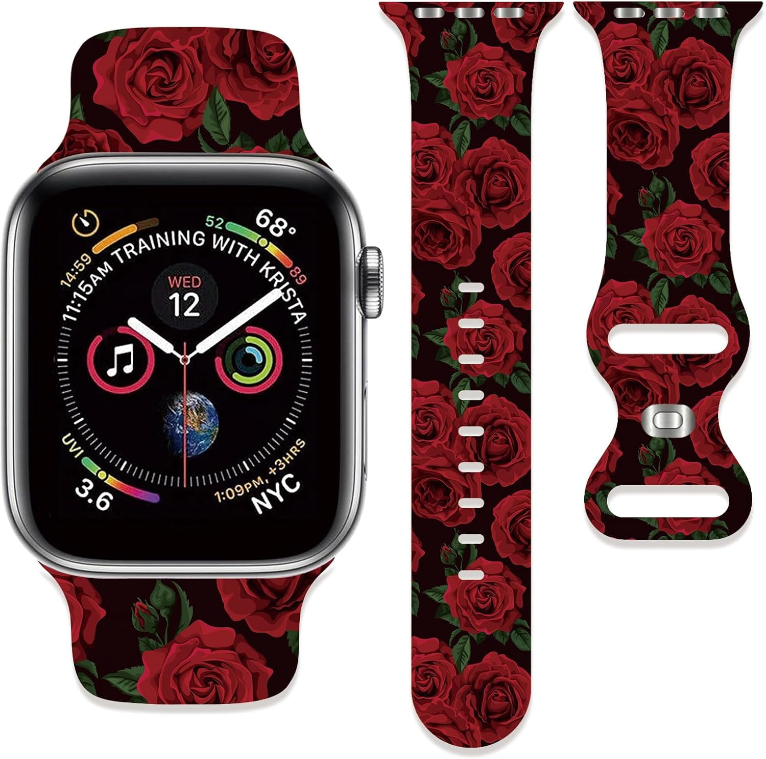 EIKODO-Sport Strap Compatible with Apple Watch Band 38mm 40mm 41mm 42mm ...