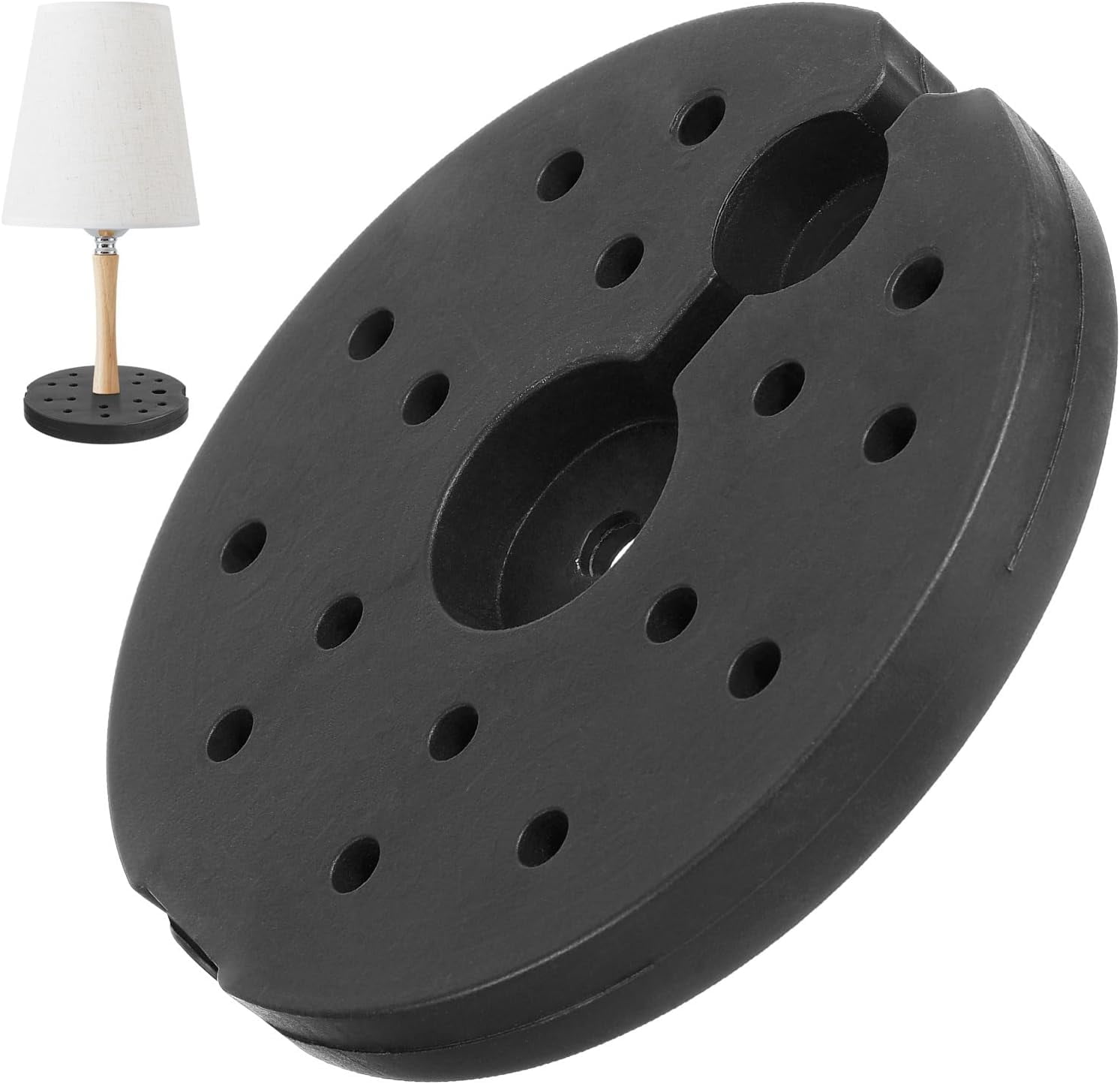 EIKODO-Table Lamp Base, Weight Lamp Base Block Loader for Desktop Floor ...