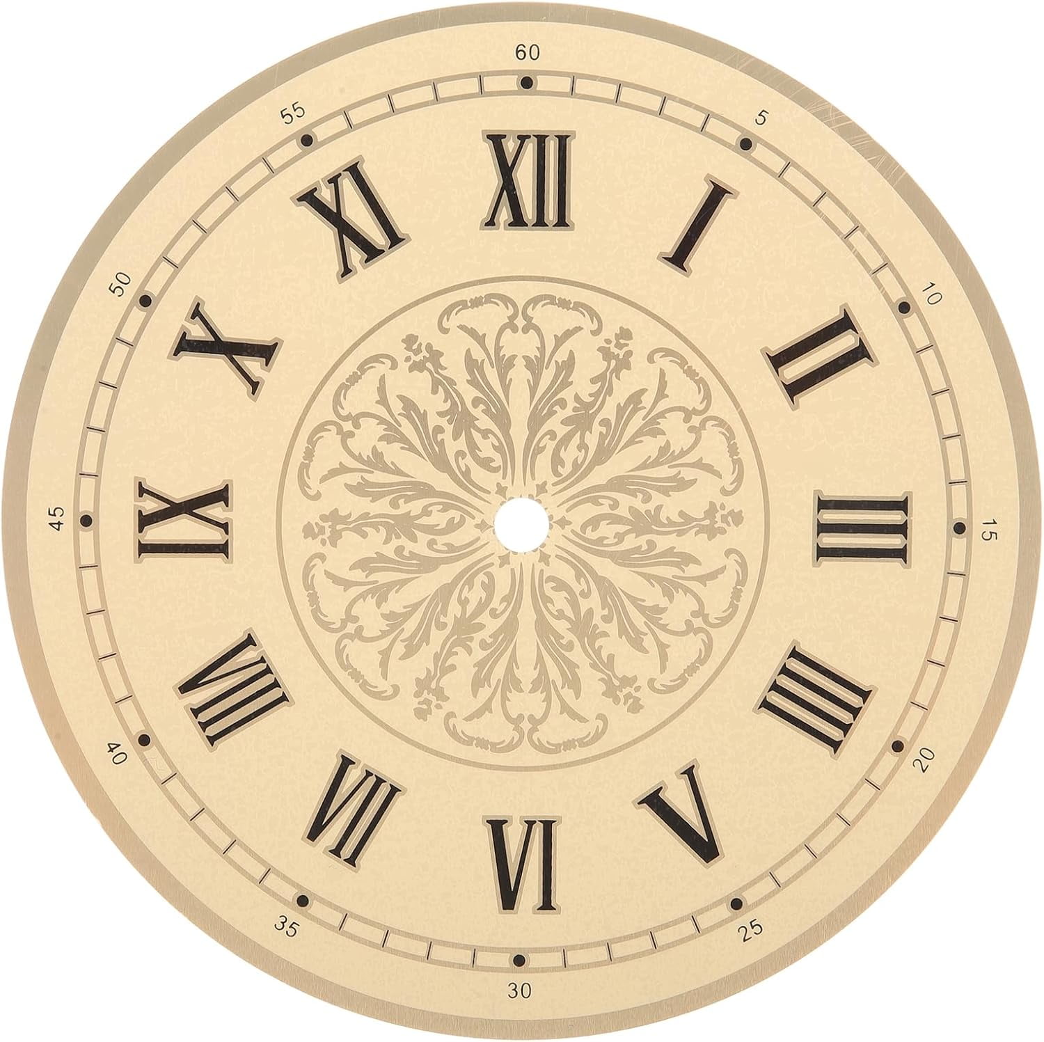 EIKODO-Wall Clock Face, Aluminum DIY Round Clock Dial Digital Clock ...
