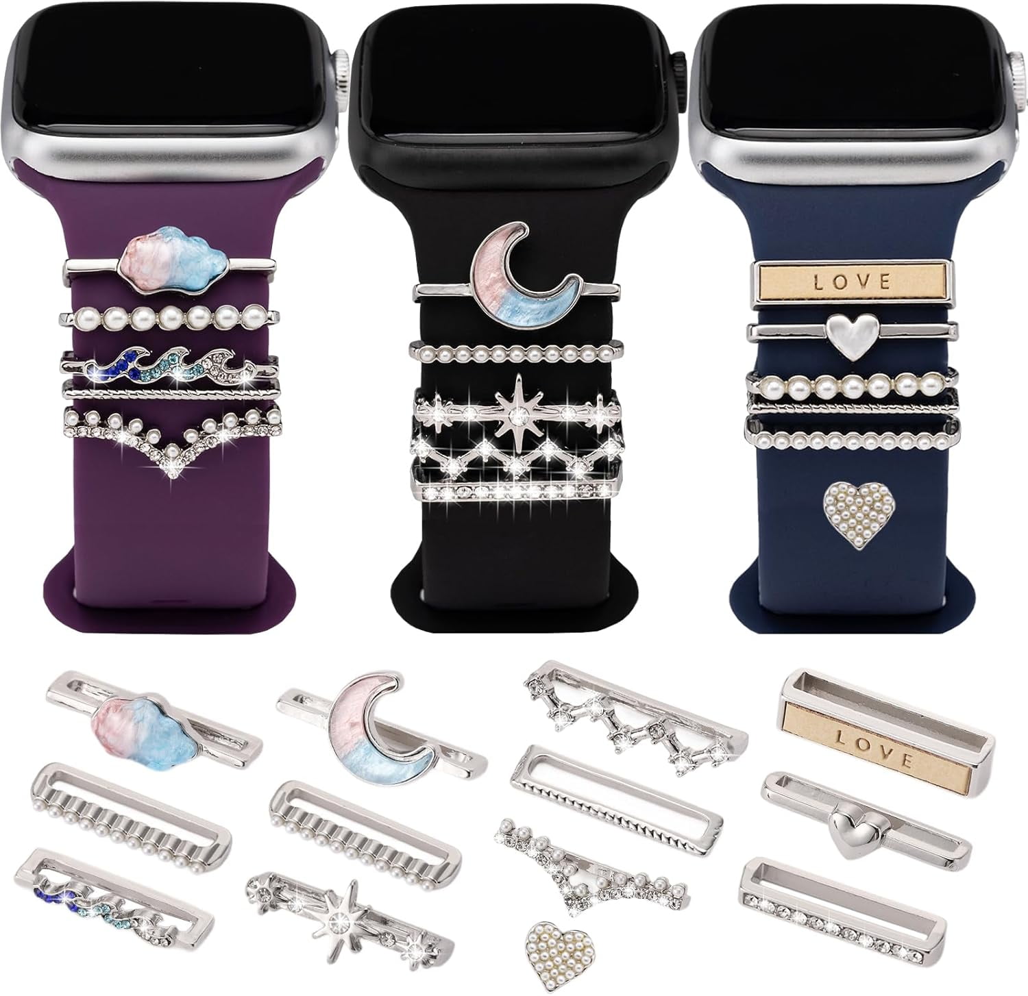 EIKODO-Watch Band Charms, Upgrade Your Watch Strap with Stylish ...