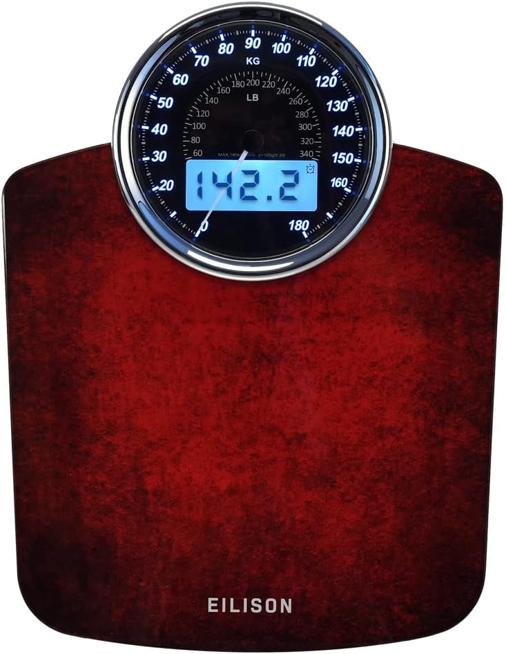 EILISON Highly Advance 2-in-1 Digital & Analog Weighing Scale for Body ...