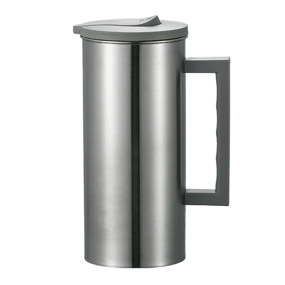 EIMELI 1.8 Liter 60 Ounces Stainless Steel Water Pitcher with Lid and ...