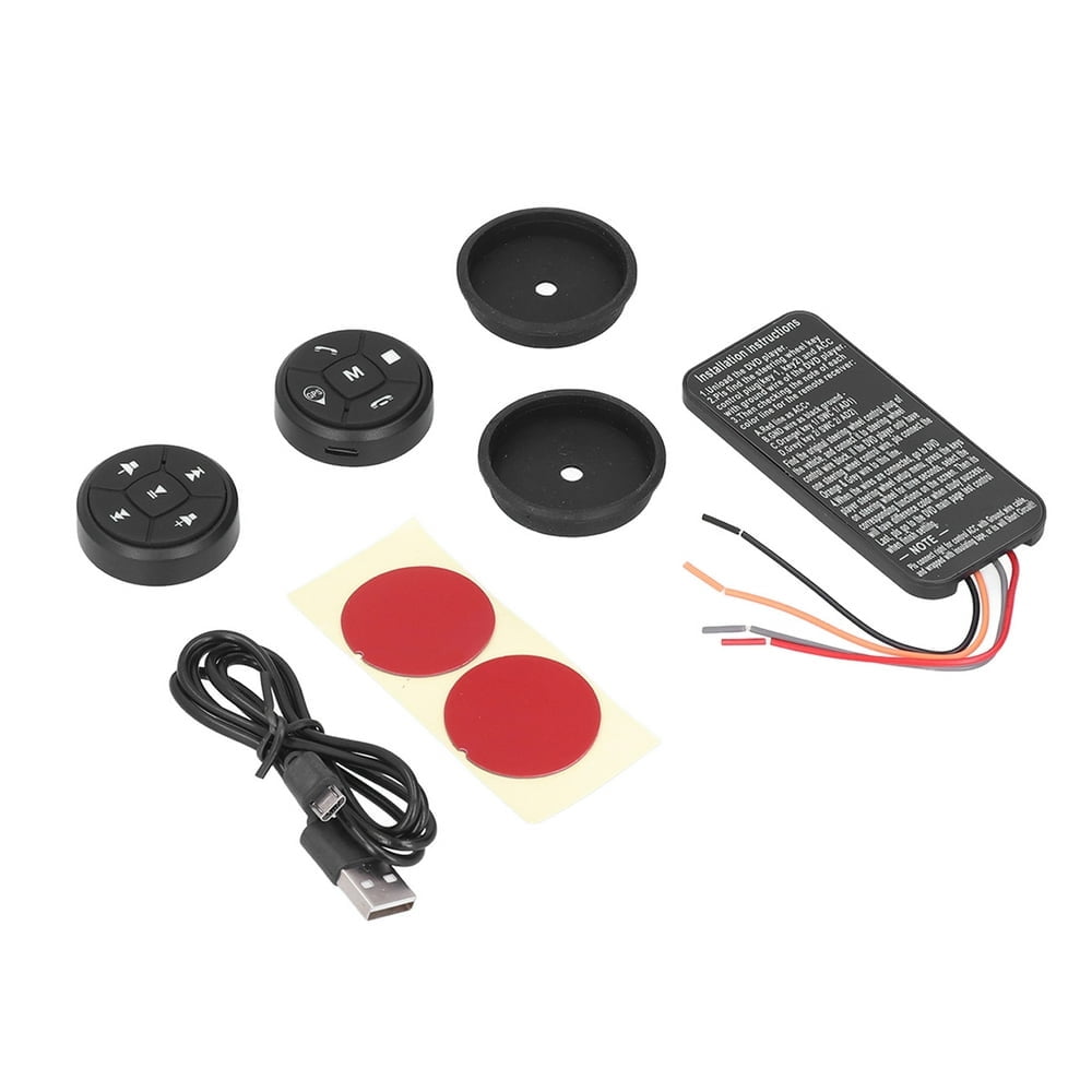 EIMELI 10‑Key Steering Wheel Media Button Wireless Bluetooth Remote ...