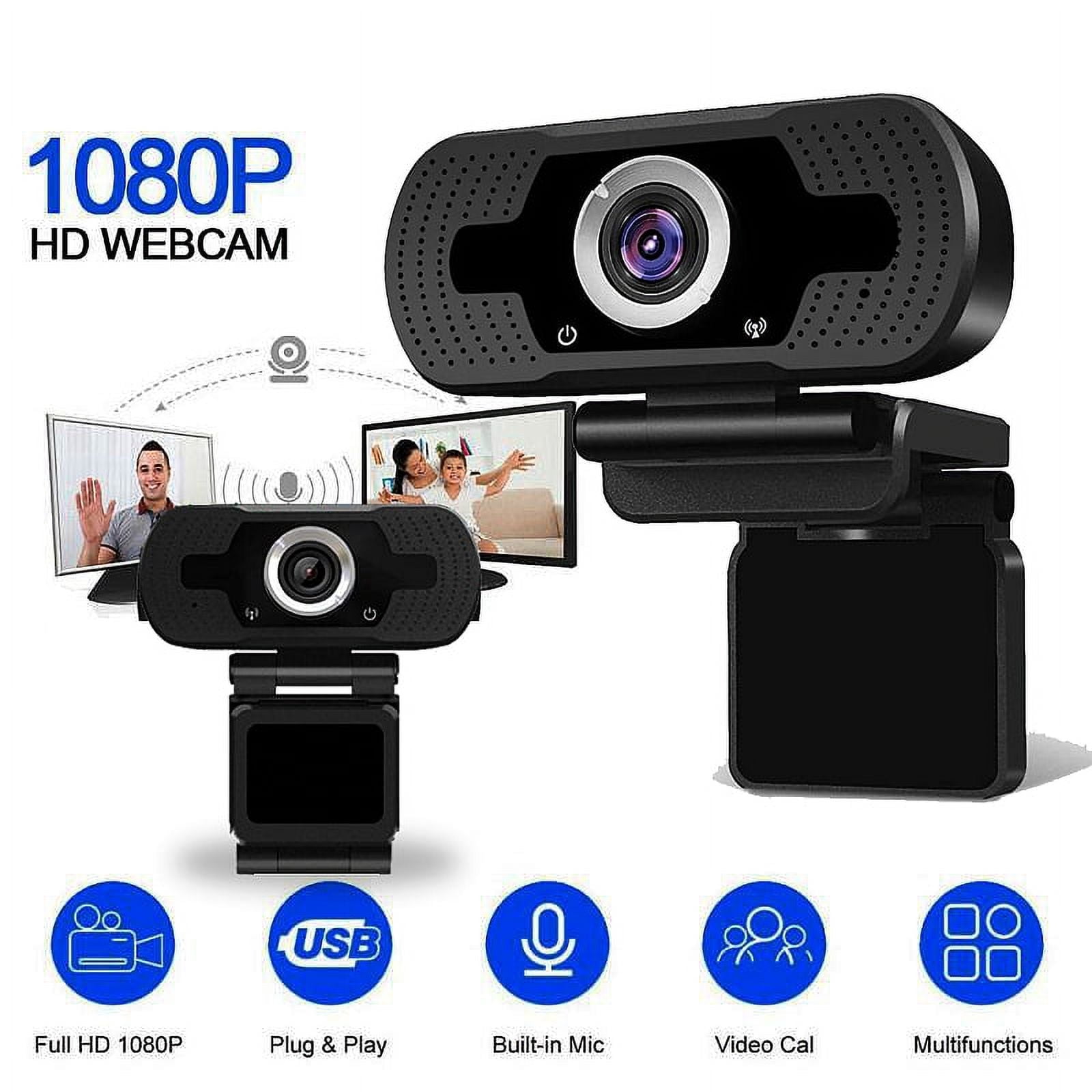 EIMELI 1080P Full HD USB Webcam for PC Desktop & Laptop Web Camera with ...