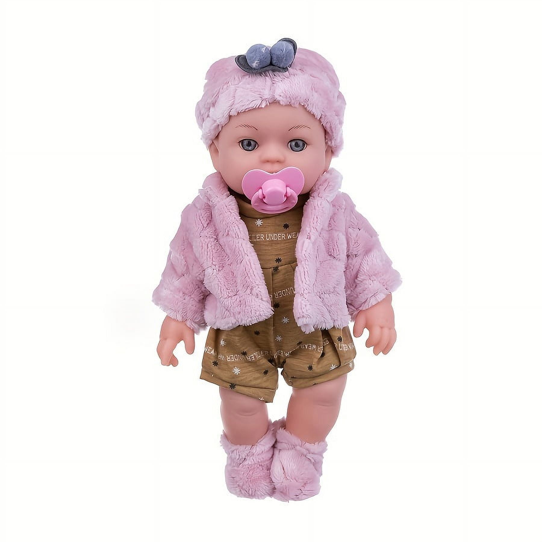 EIMELI 12 In Realistic Silicone Reborn Doll Soothing Simulative Doll ...