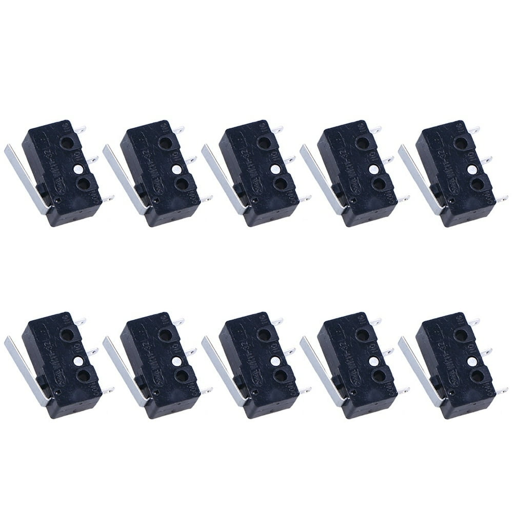 EIMELI 12 Pcs Micro Switch Truck Microswitch with Lever Types Straight ...