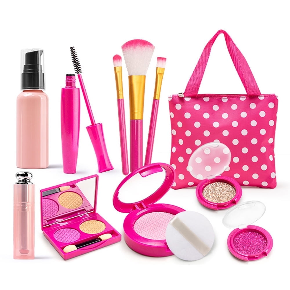 EIMELI 12Pcs Kids Makeup Kit for Girls Pretend Makeup Set for Girls ...