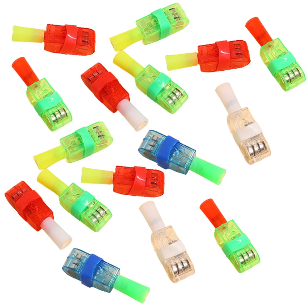 EIMELI 16 Pcs Bright Finger Flashlights LED Finger Lamps Finger Lights ...