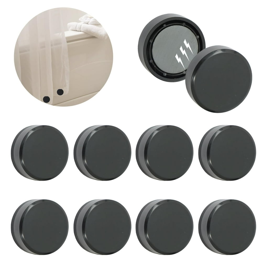 EIMELI 18 Pcs Shower Magnets for Curtain Liner Magnetic Shower Curtain ...