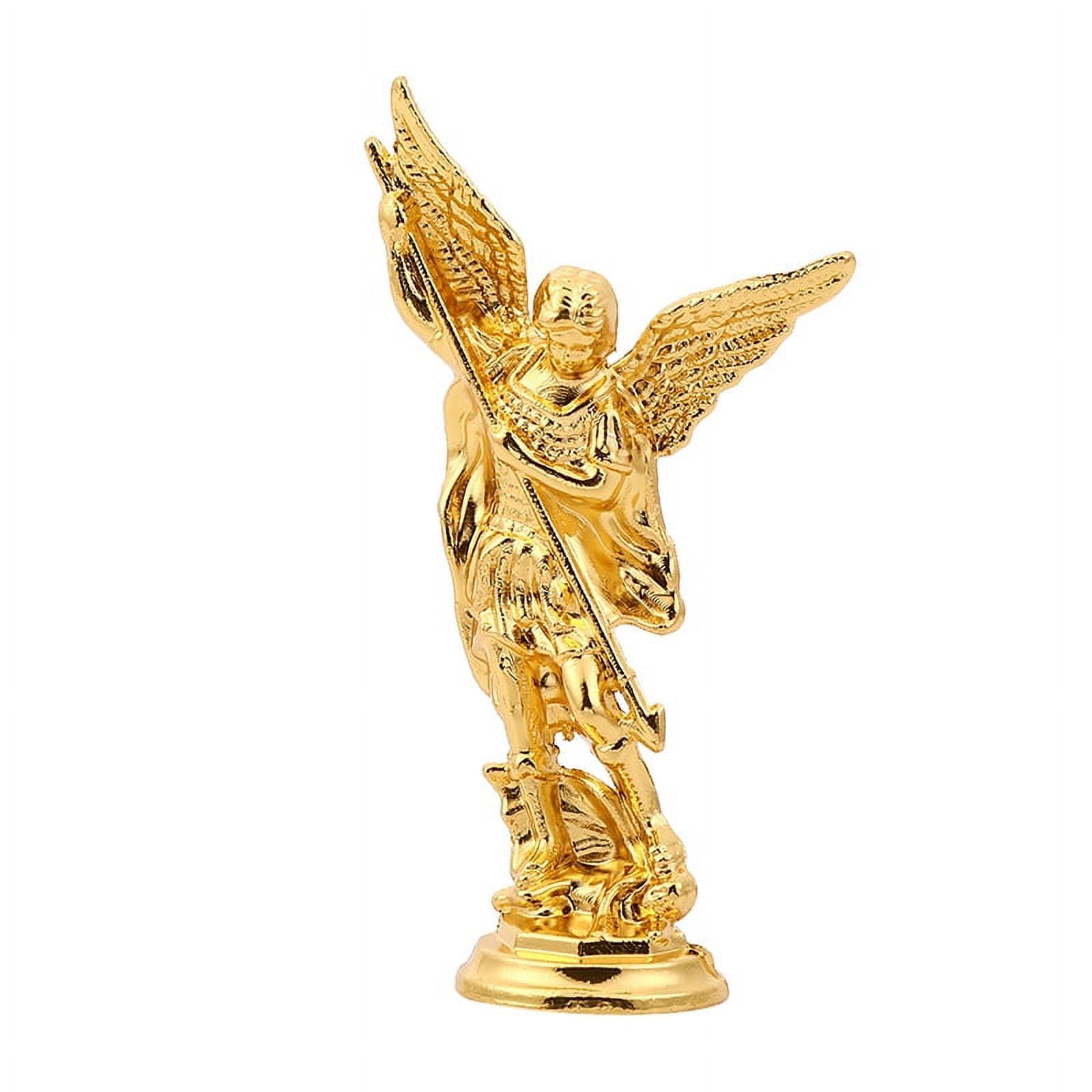 EIMELI 1pc Exquisite Saint Michael Archangel Figurine - Intricately ...