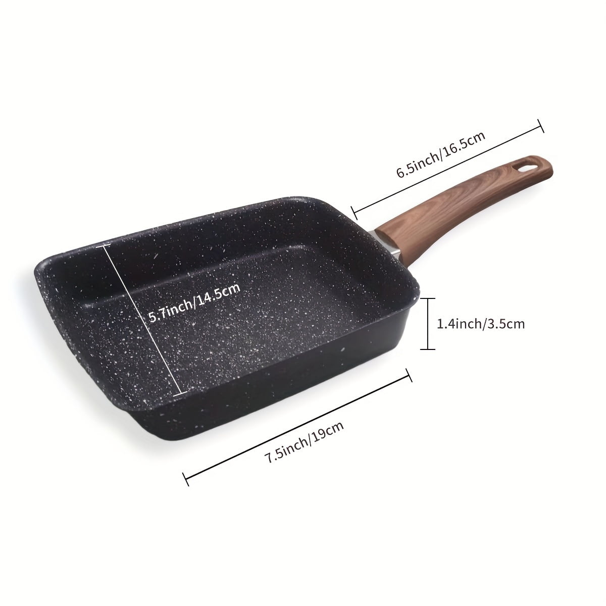 EIMELI 1pc Japanese-Style Rectangular Omelette Roll Hamburger Patty ...