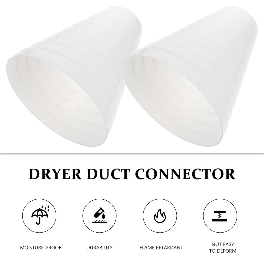 EIMELI 2 Pcs Range Hood Duct Reducer Ventilation Connector Adapter ...