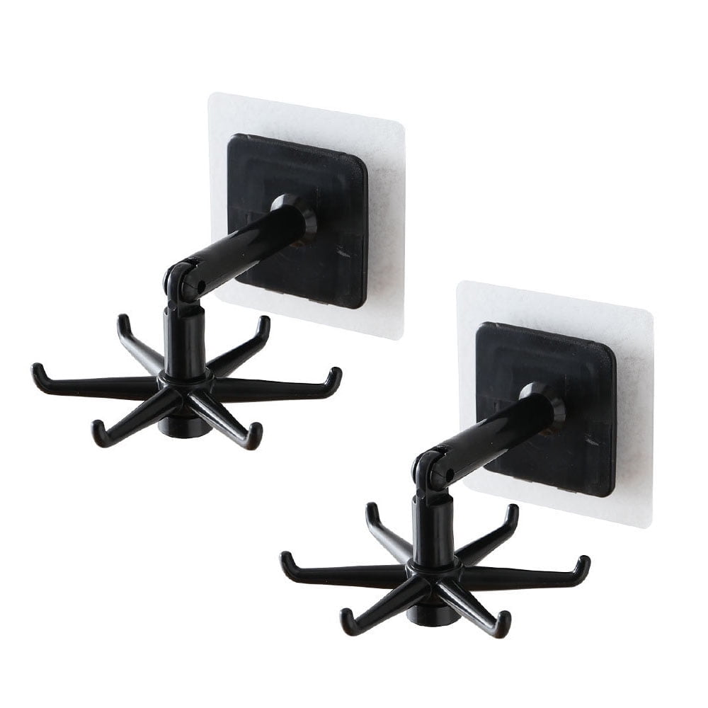 EIMELI 2Pieces 360 Rotating Folding Hook Multipurpose Hanging Utensil ...