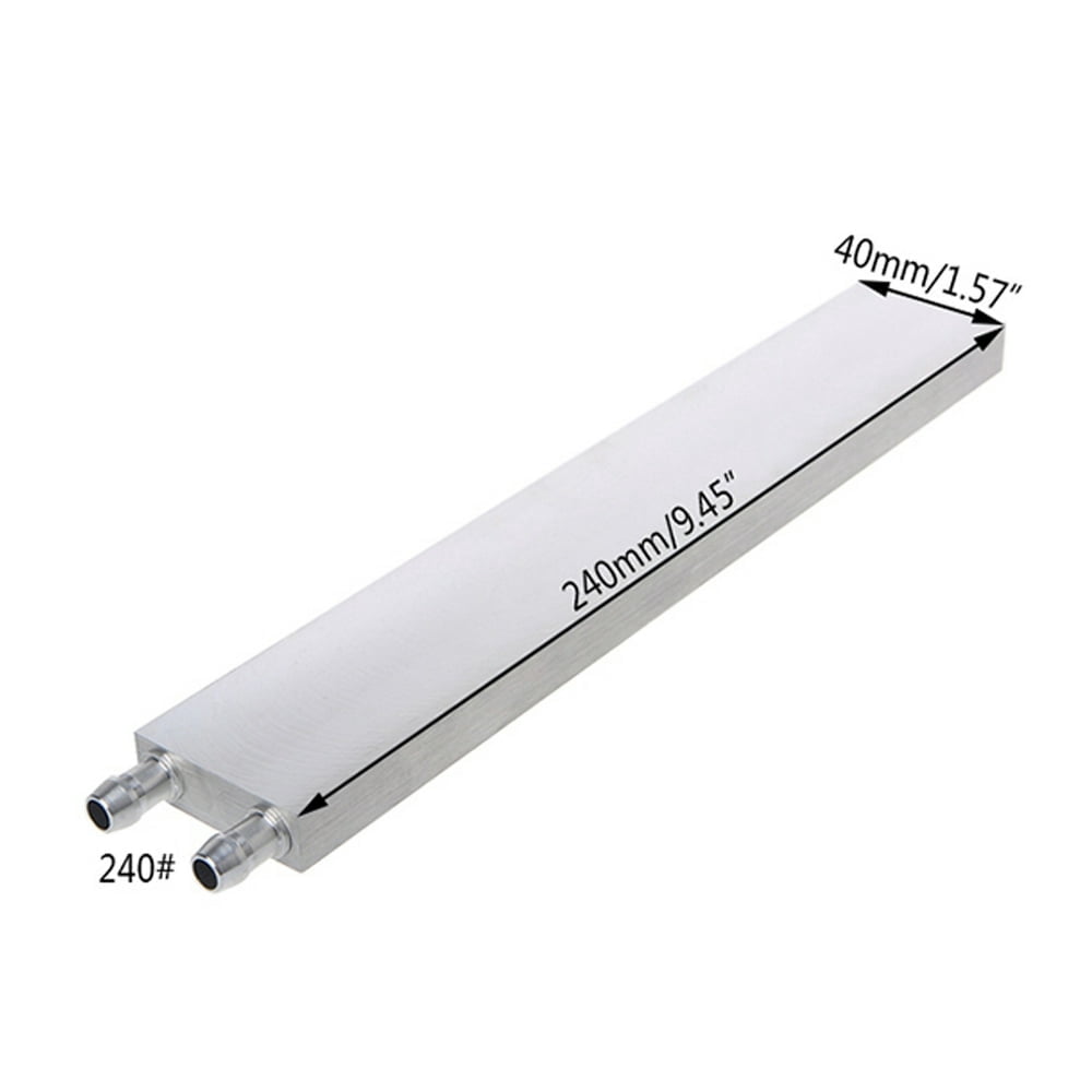 EIMELI 40*240mm Primary Aluminum Water Cooling Block Heat Sink System ...