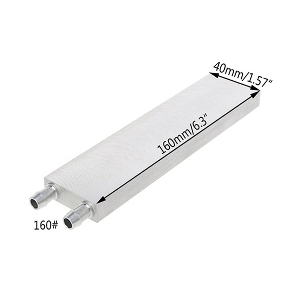EIMELI 40*240mm Primary Aluminum Water Cooling Block Heat Sink System ...