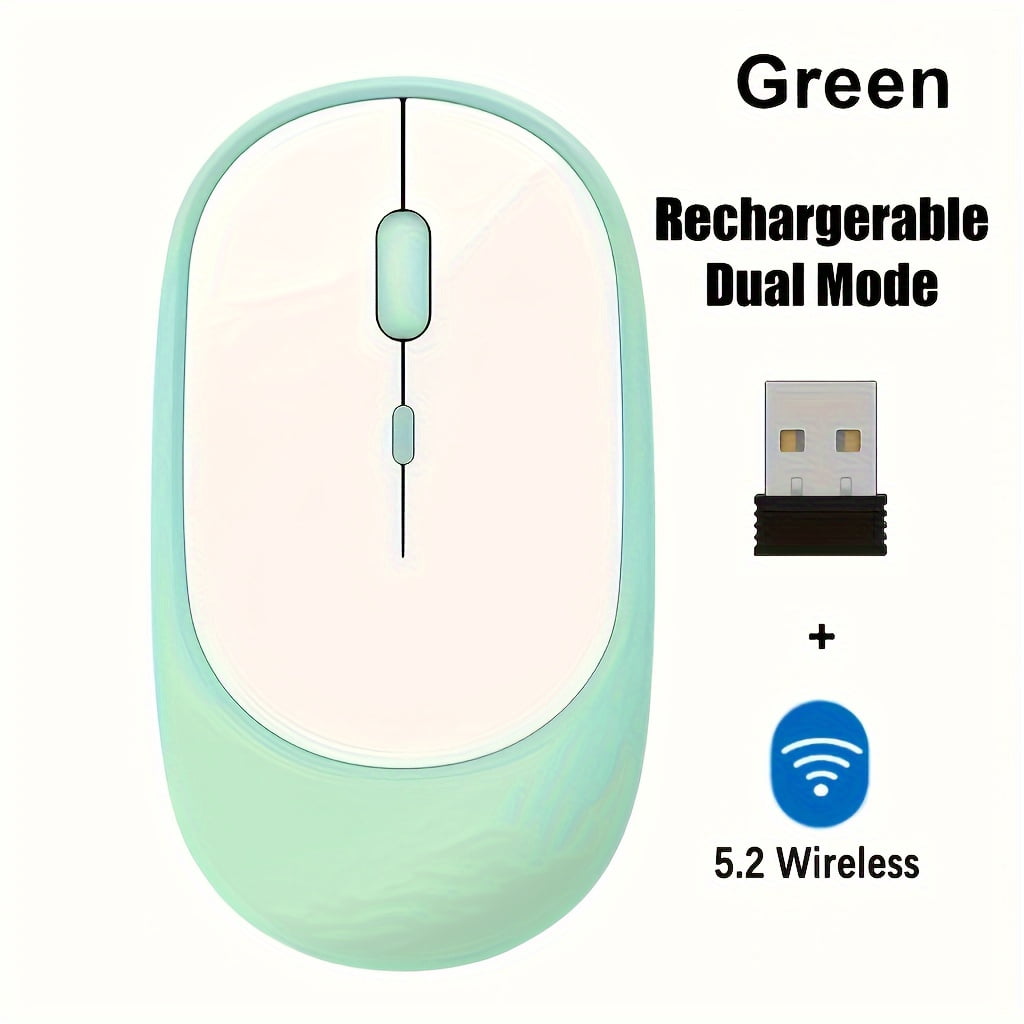 EIMELI Advanced Dual Color Wireless Gaming Mouse Lightweight Built-In ...