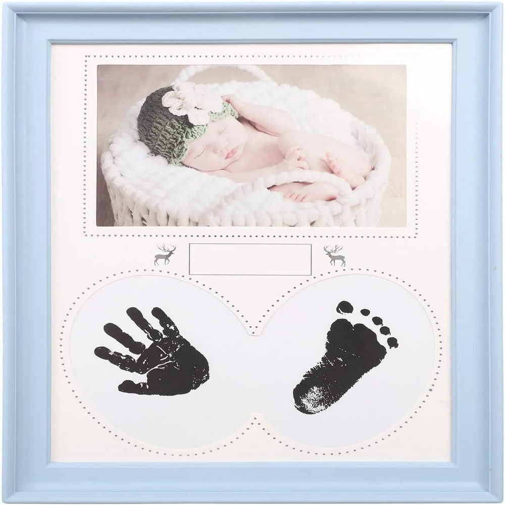 EIMELI Babyprints Wall Mount Frame Handprint and Footprint Making Kit ...