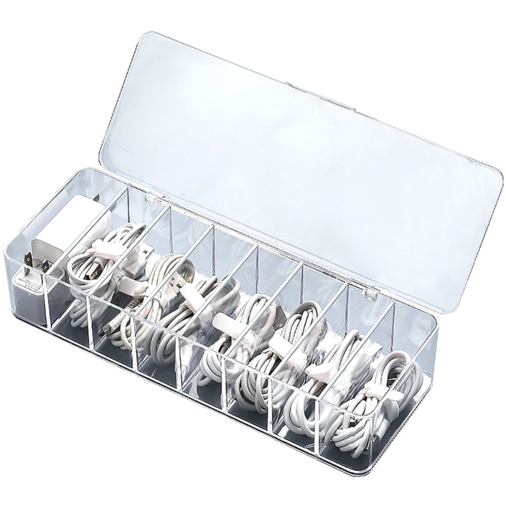 EIMELI Cable Organizer Data Cable Storage Box / Management Belt ...