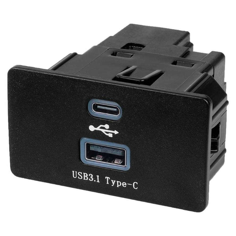 EIMELI Car USB Interface Hub Module Sync Double Port for EDGE F-150 F ...