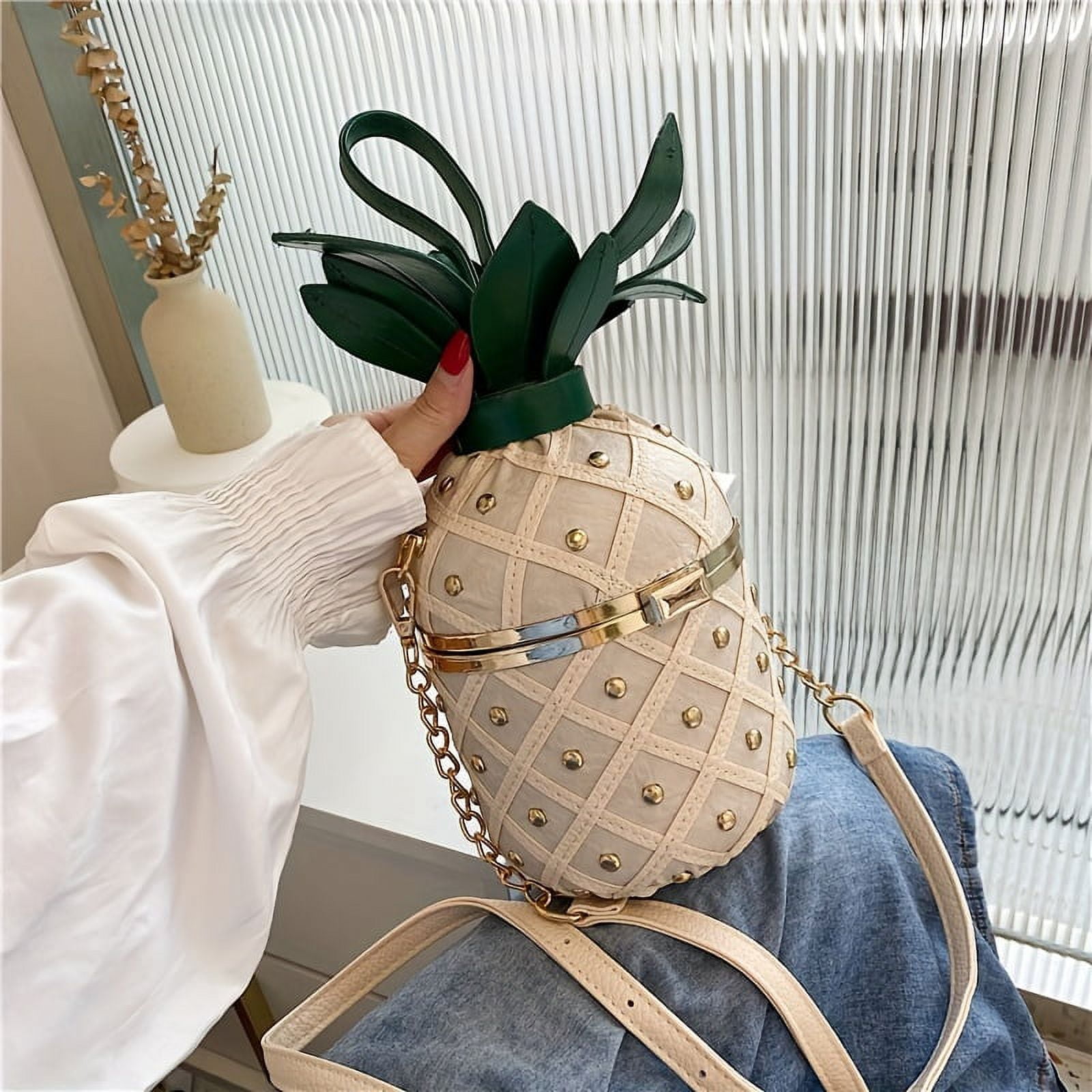 EIMELI Chic Mini Pineapple Crossbody Bag - Kawaii Womens Fashion ...