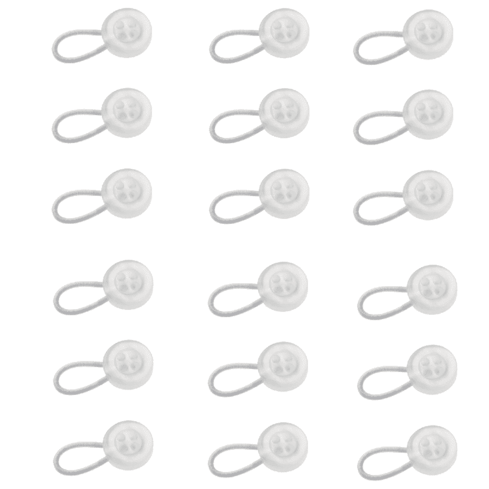 EIMELI Cloth Button Extender 18 Pcs Neck Button Extender for Mens Dress ...