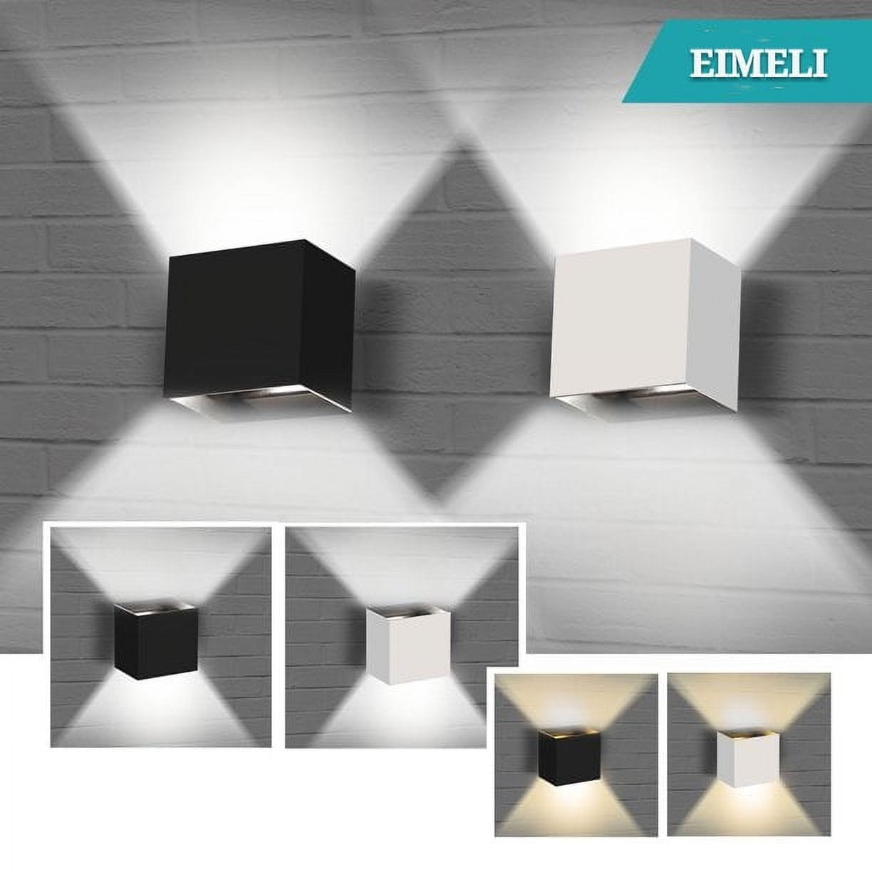 EIMELI Dimmable Wall Sconces Modern LED Wall Lamp 12W Indoor Wall ...