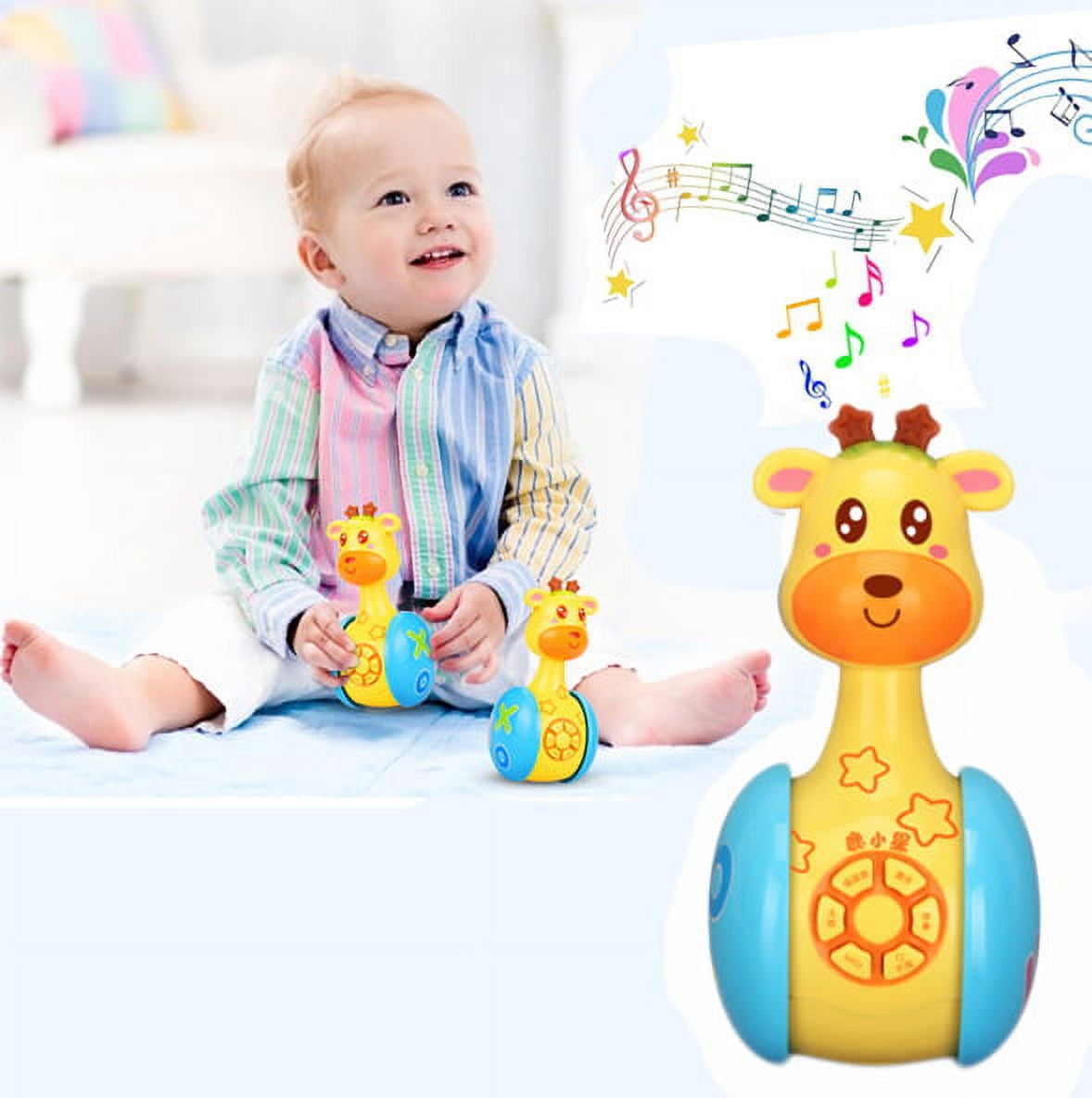 EIMELI Early Education Music Toy,Baby Toy Toddler Giraffe Zebra Toys ...