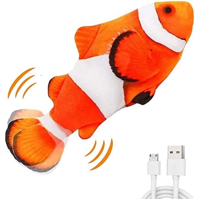EIMELI Electric Floppy Fish Dog Toy, Floppy Fish Cat Toy Catnip ...