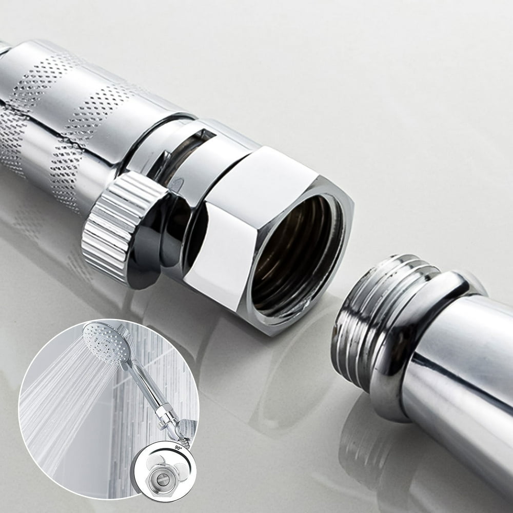 EIMELI Full Brass G1/2” Flow Quick Control Shut-Off Valve Shower Head ...