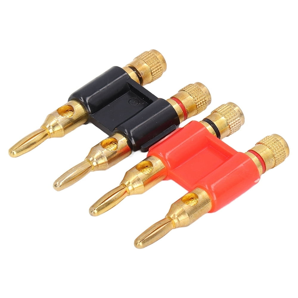 EIMELI Gold Plated Connectors Corrosion Resistant Dual Banana Plugs ...