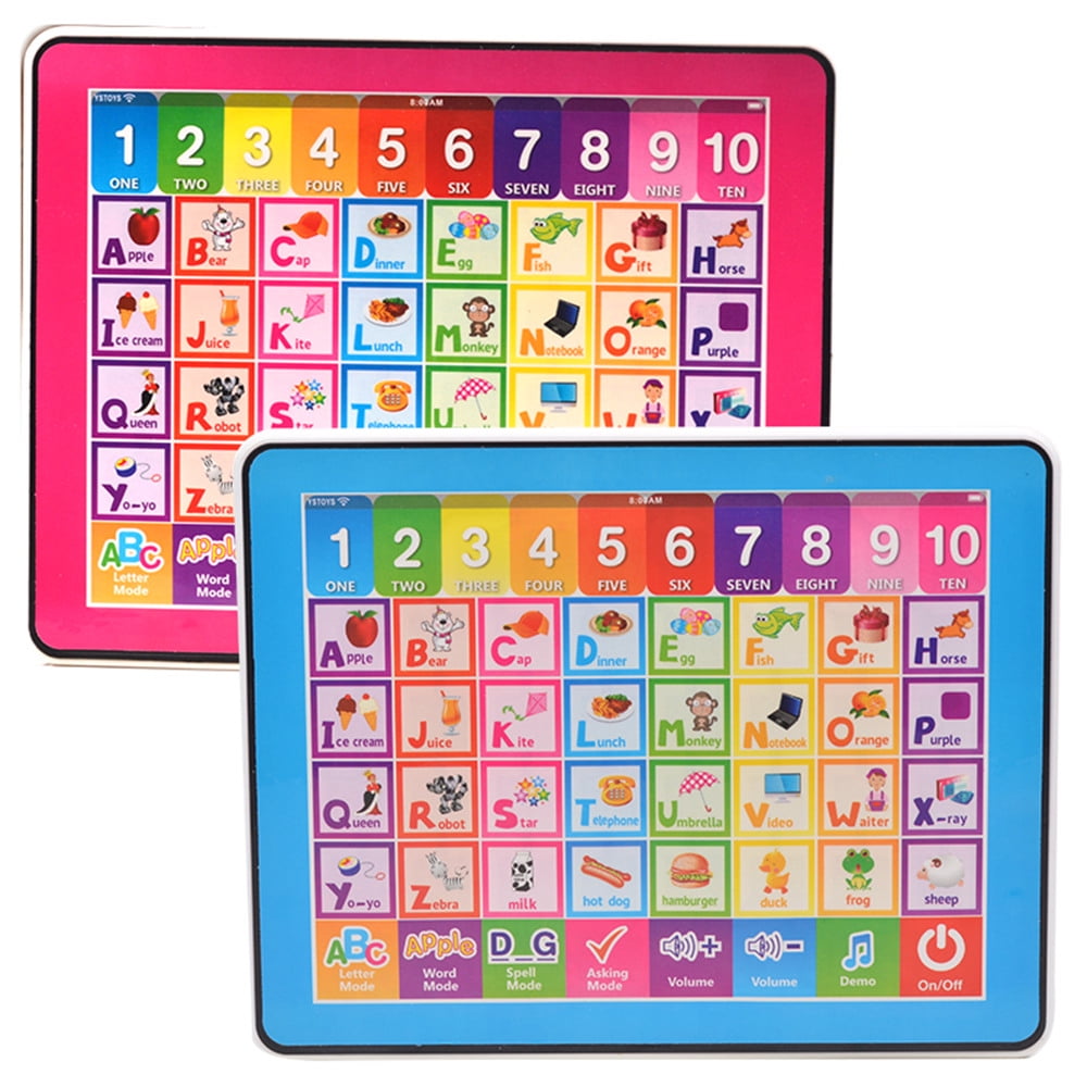EIMELI Learning Tablet Toy, Baby Kids Touch Screen Learning English ...
