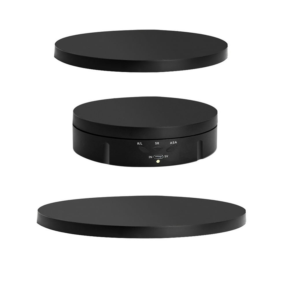 EIMELI Motorized Rotating Turntable 360 Degree Rotating Remote Control ...