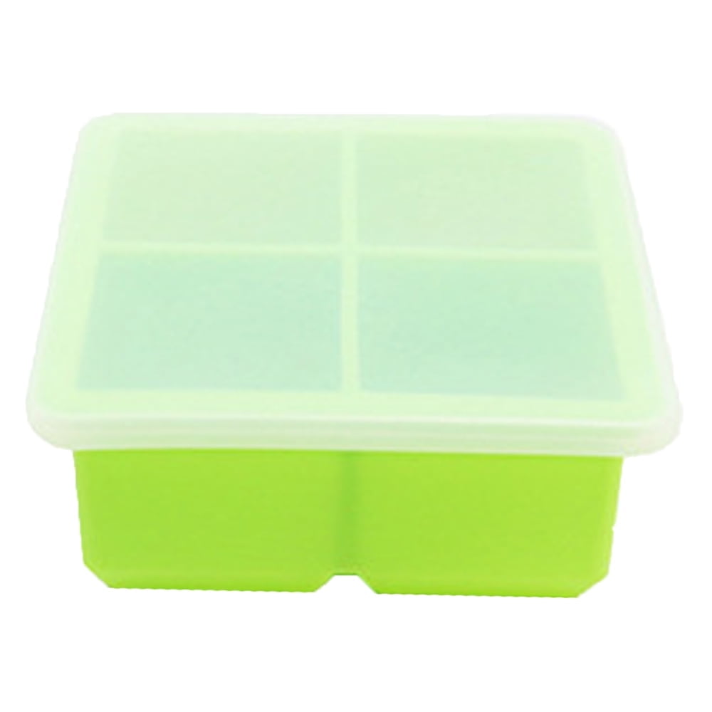 EIMELI Silicone Freezing Tray with Lid Soup Cube Tray Silicone Freezer ...