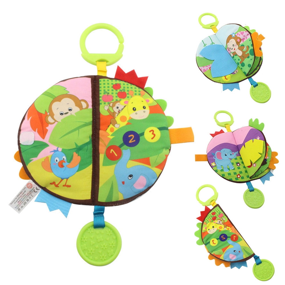 EIMELI Soft Baby Book Cloth Crinkle Books 6 to 12 Months 1 Year Old ...