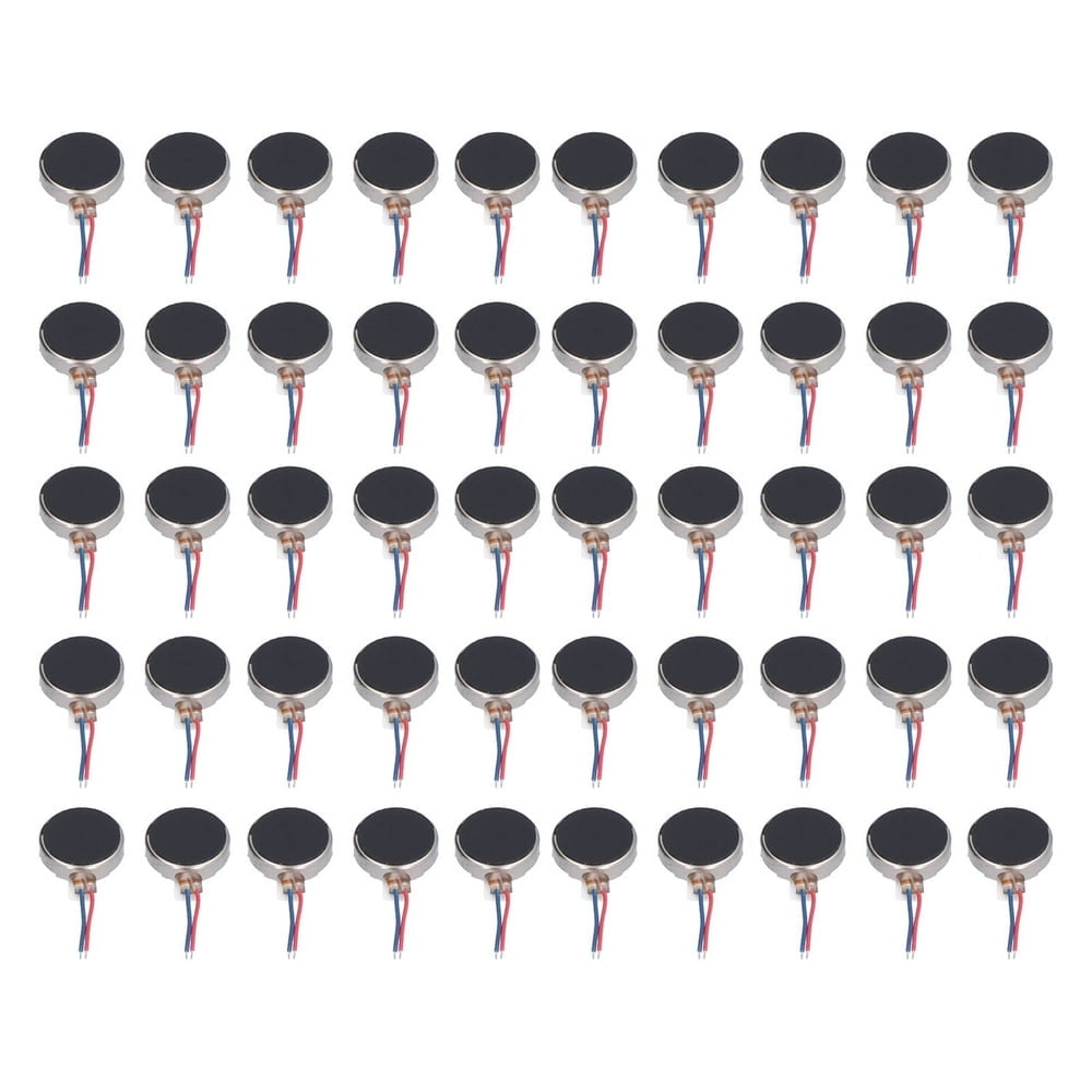 EIMELI Vibrating Motor Mini 50pcs DC 3V 5W Pager and Cell Phone Coin ...