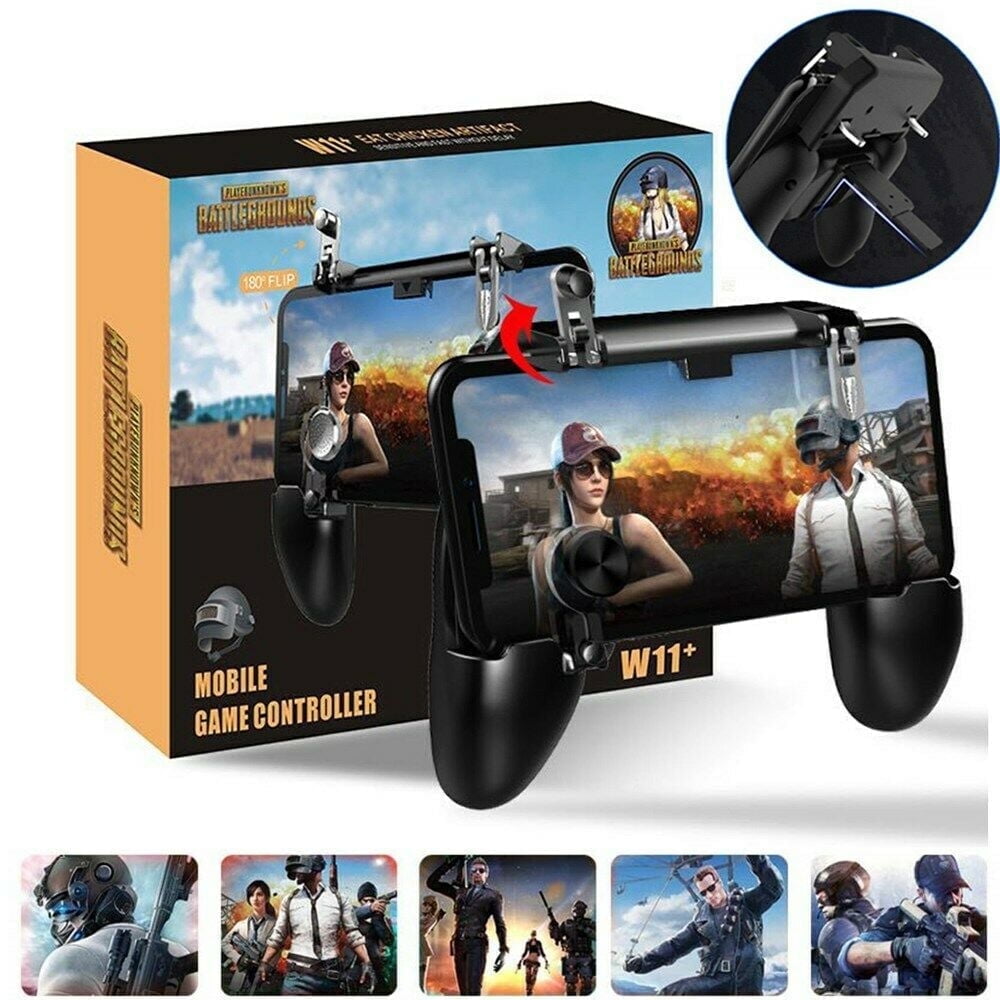 EIMELI W11+ PUBG Mobile Phone Game Controller Gamepad Joystick Wireless ...