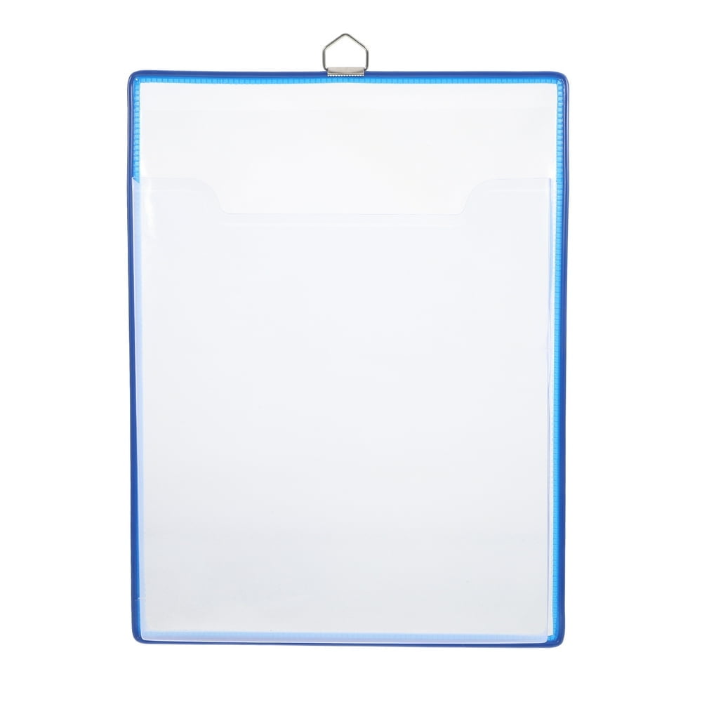 EIMELI Wall Mounted Hanging File Folder Blue Transparent A4 Document ...