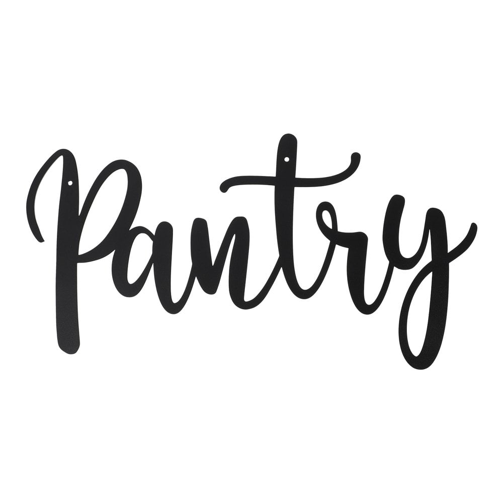 EIMELI Wall Sign Pantry Decor Letter Metal Iron Art Decoration Signs ...