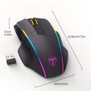 LexonElec M8 LED Gaming Mouse,Ergonomic Ultra-Lightweight Honeycomb ...