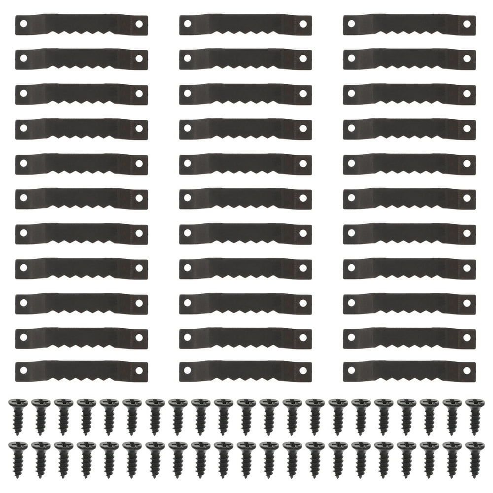 EIMELI100 Pcs Hangers Sawtooth Photo Frame Hook Picture Hanging Kit ...