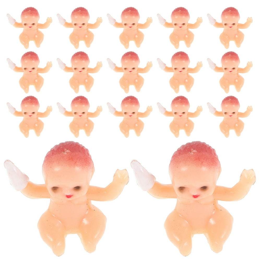 EIMELI20pcs Lovely Mini Babies Baby Shower Baby Doll Mini Babies ...
