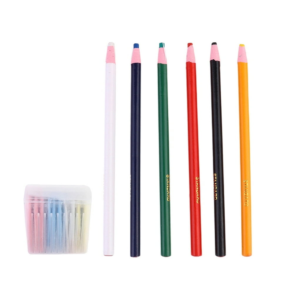 EIMELITailor Chalk Pencil Wax Pencils Professional Colored Erasable ...