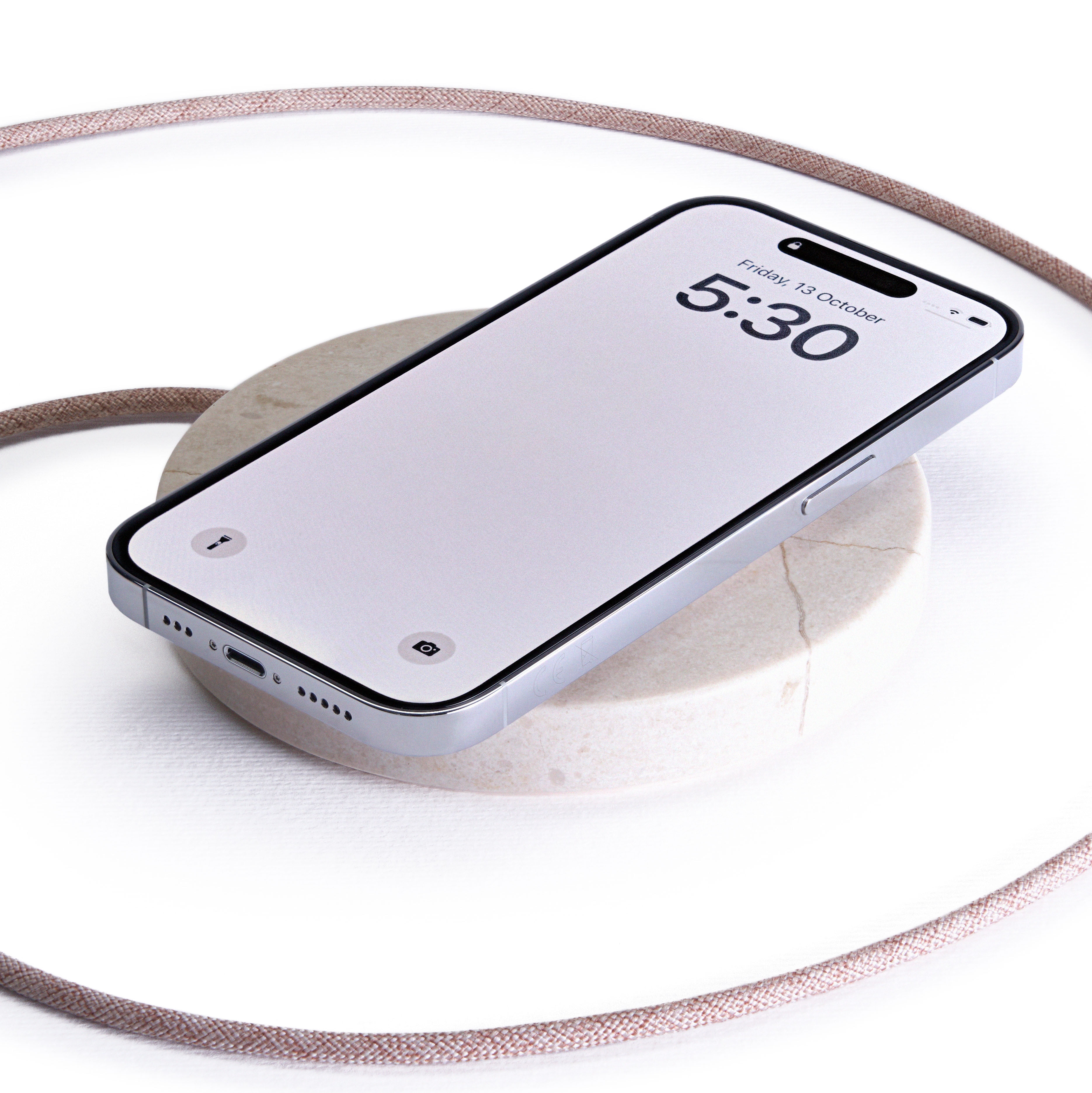 EINOVA Classic Stone - Marble Wireless Charger Designed in Italy, Wireless Charging Pad ...