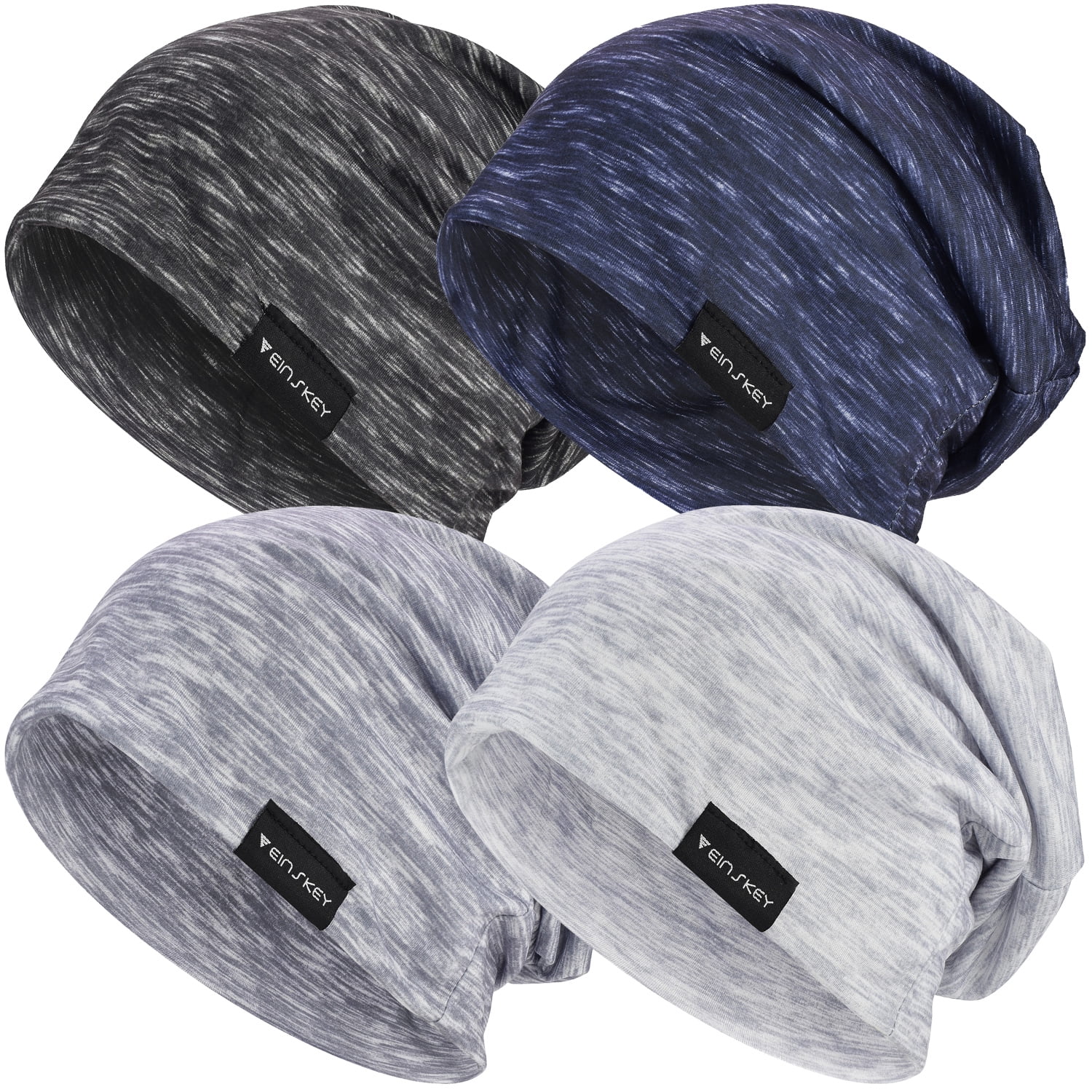 EINSKEY Cotton Slouchy Beanie Hat for Men/Women, Lightweight Oversize ...