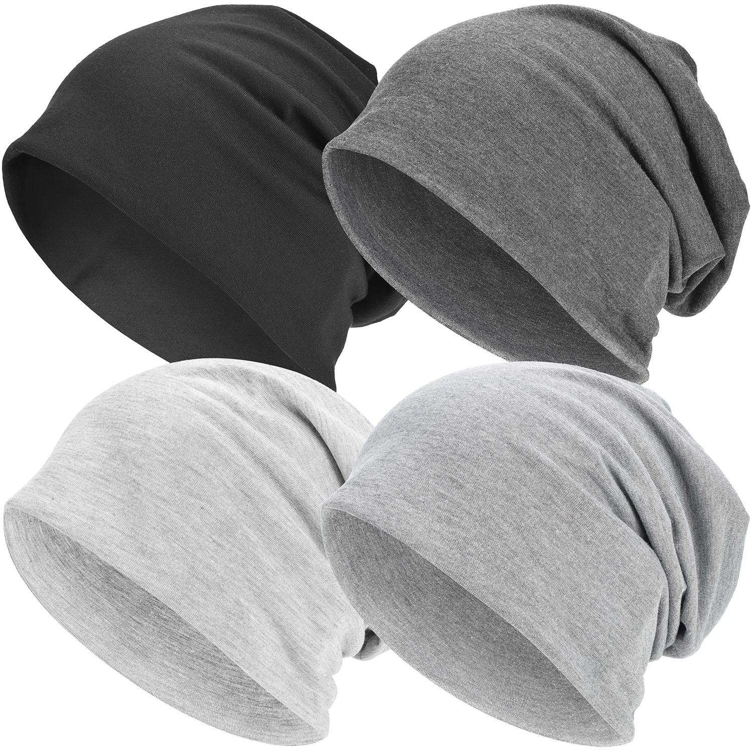 Slouchy Beanies Cap for Men, Scarf Cotton Casual Style Sunshade ...