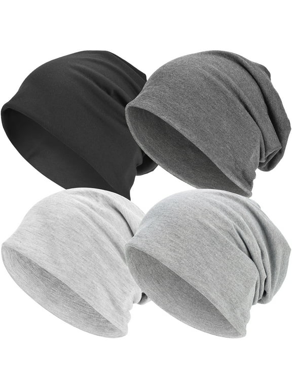 Beanies Hats for Men Women - blue white Zebra print Soft Breathable ...