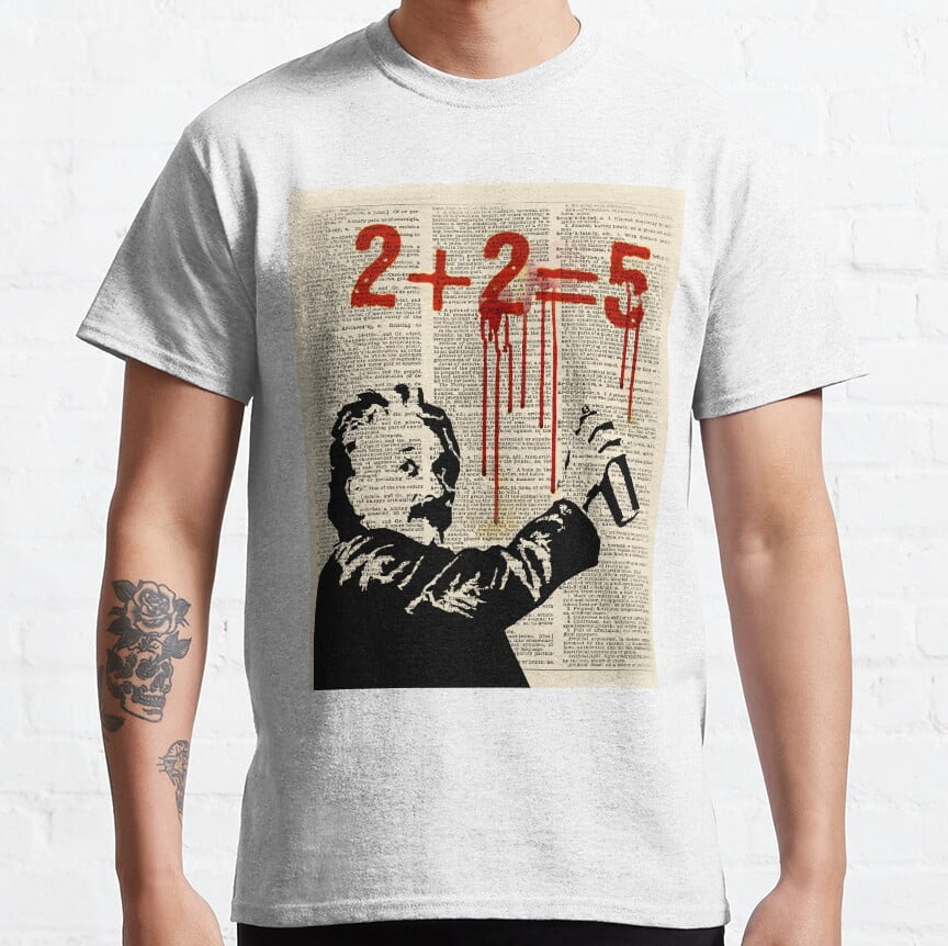 EINSTEIN street art # sur la page du dictionnaire T-shirt classique ...
