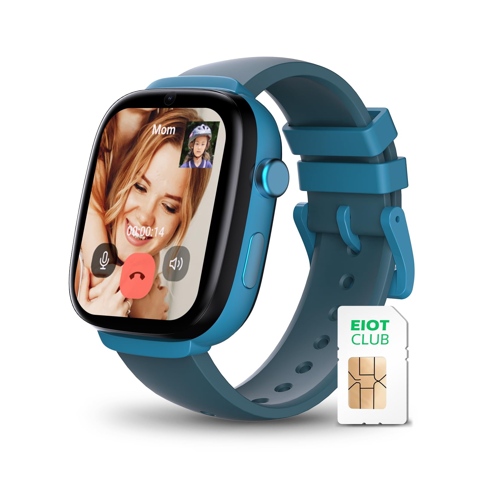EIOTCLUB Kids Smart Watch MX3, 4G LTE Video Call and GPS Tracker ...